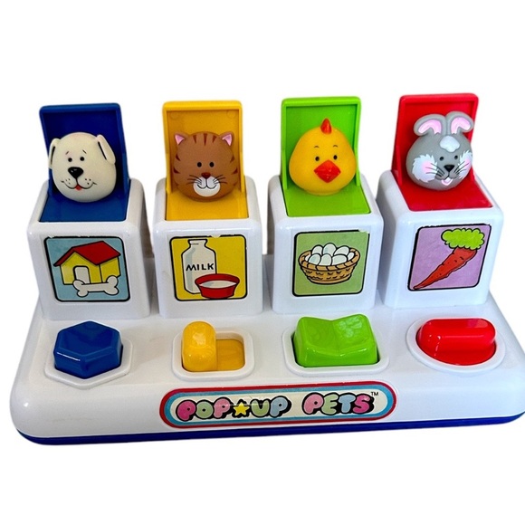 shelcore | Toys | Vintage 984 Toddler Pop Up Pets Toy Shelcore Pop Up ...